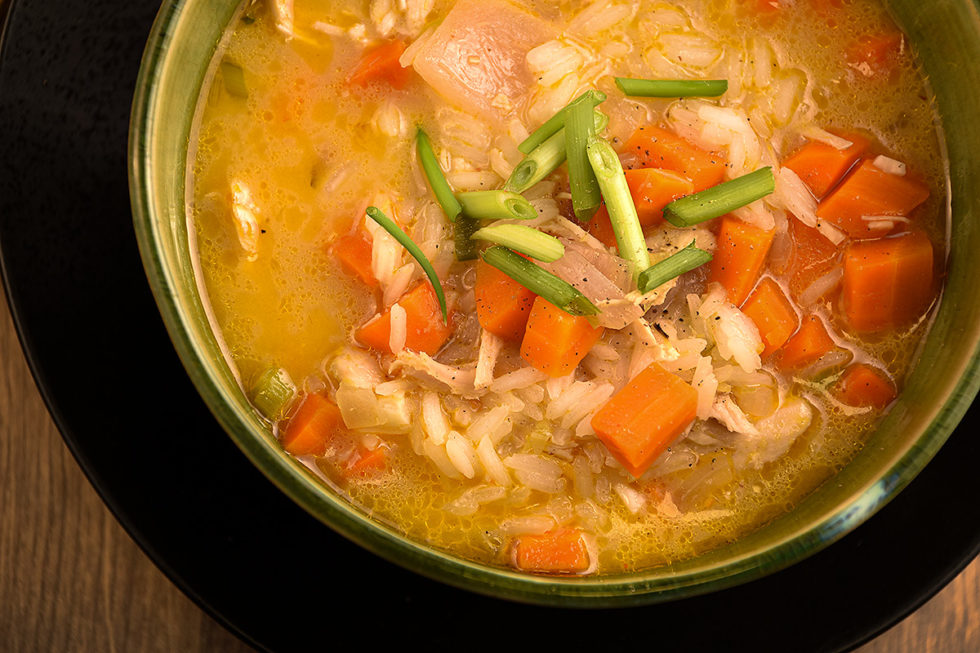 Coconut & Curry Chicken Bisque | Sunshine Rising